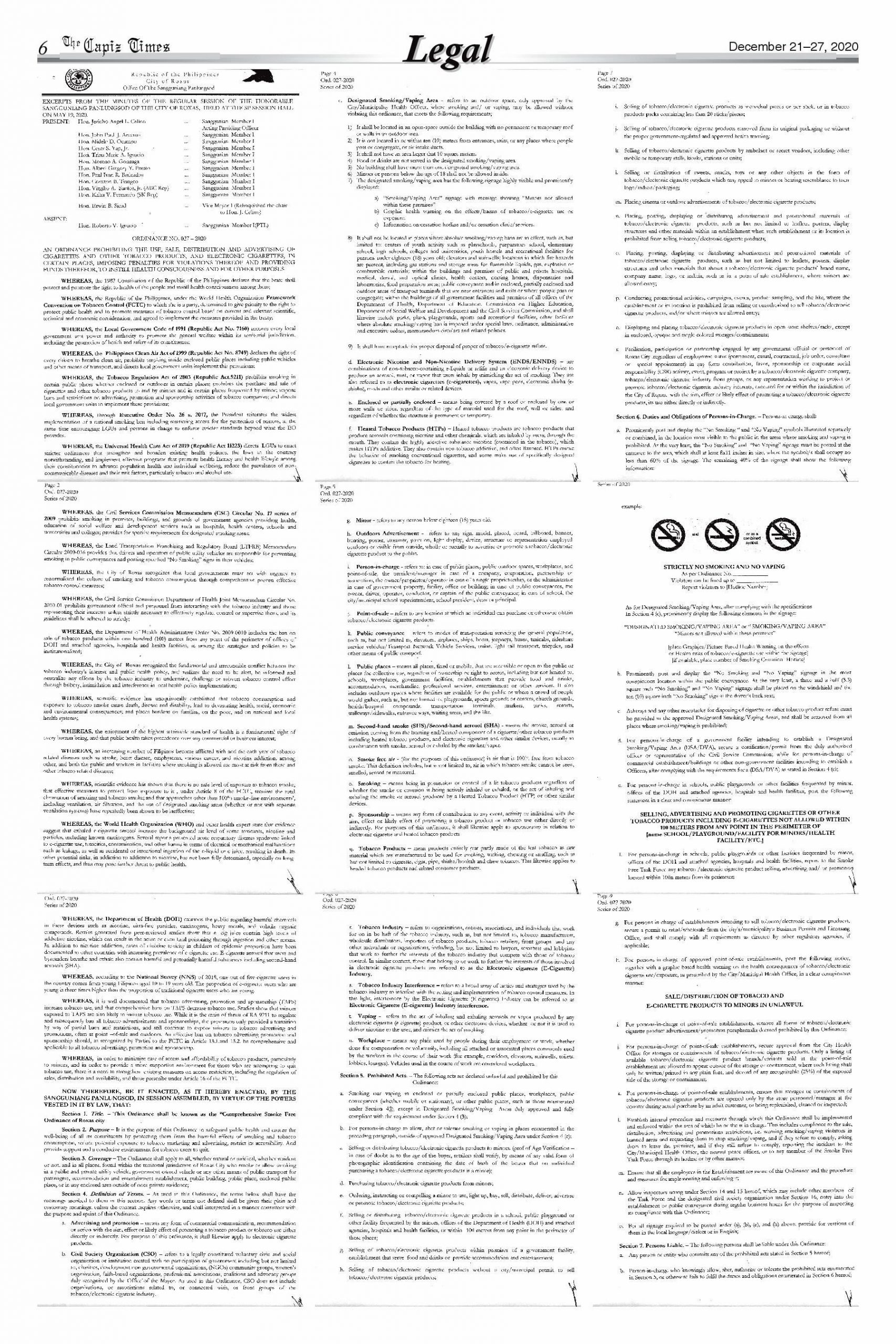 » FOR: Annulment of Title and/or Reversion of Land to the State