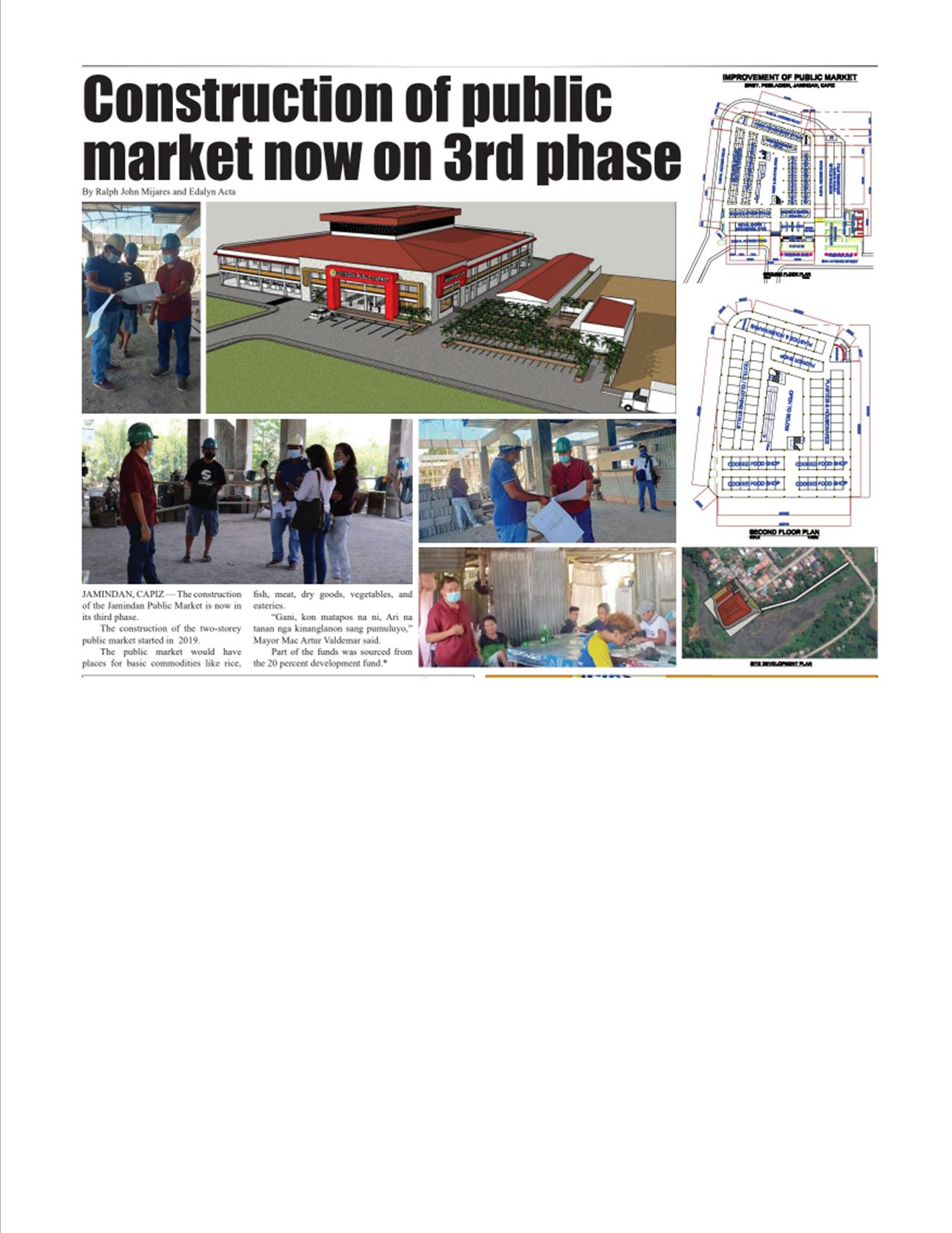 » Construction of public market now on 3rd phase