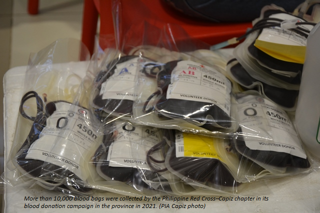» PRC Capiz collects 22 drums of blood in 2021