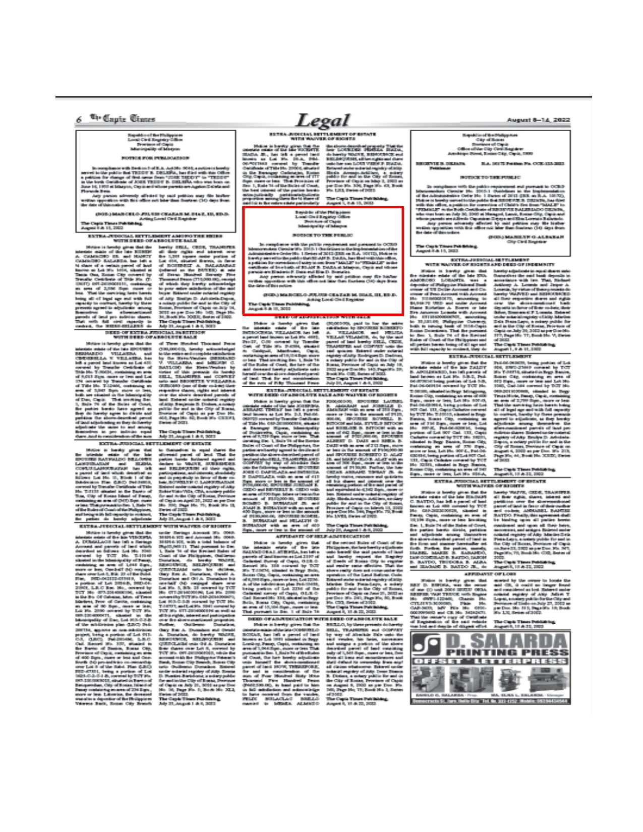 » MCR MAMBUSAO- RI-AN DASA