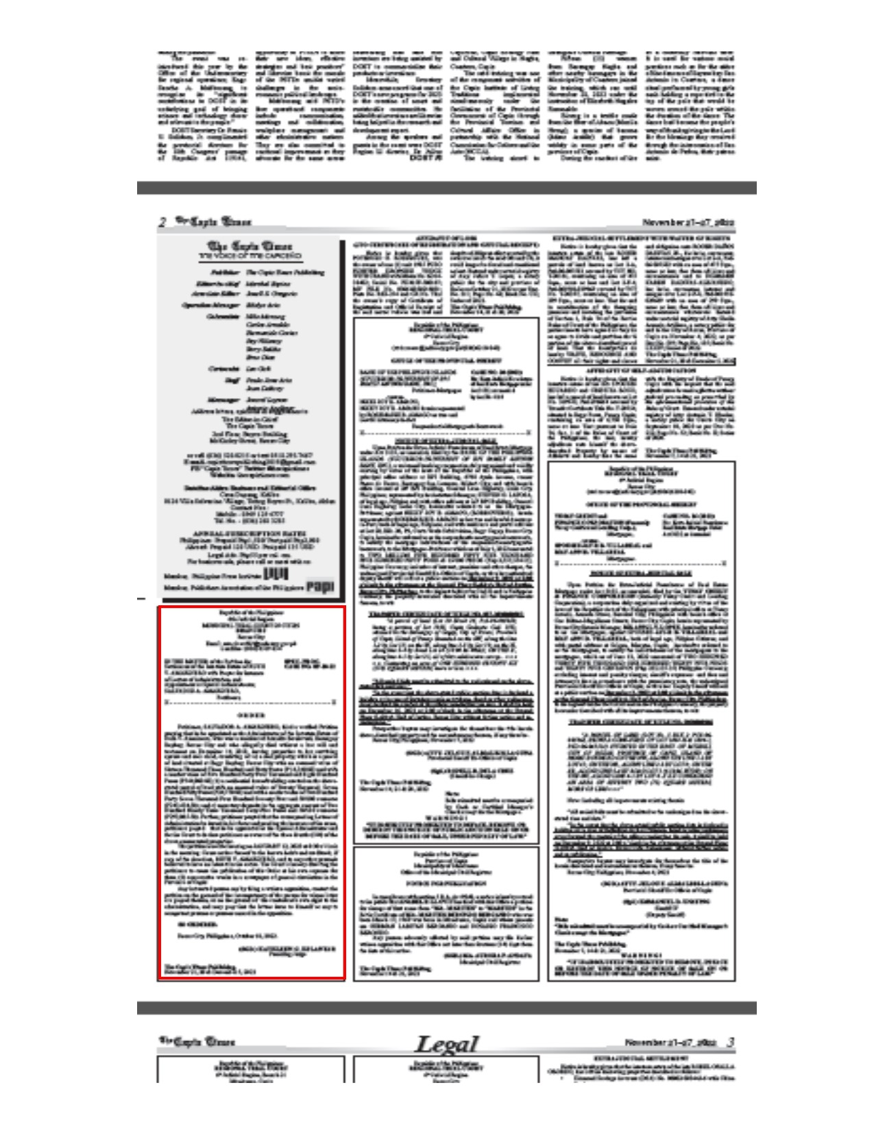 » SPEC. PROC. CASE NO. SP-10-22 (SALVADOR A. AMARINERO)