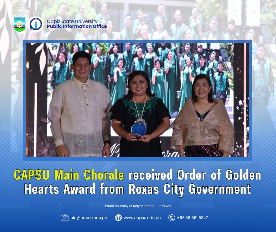 » CAPSU Main Chorale awarded Order of Golden Hearts