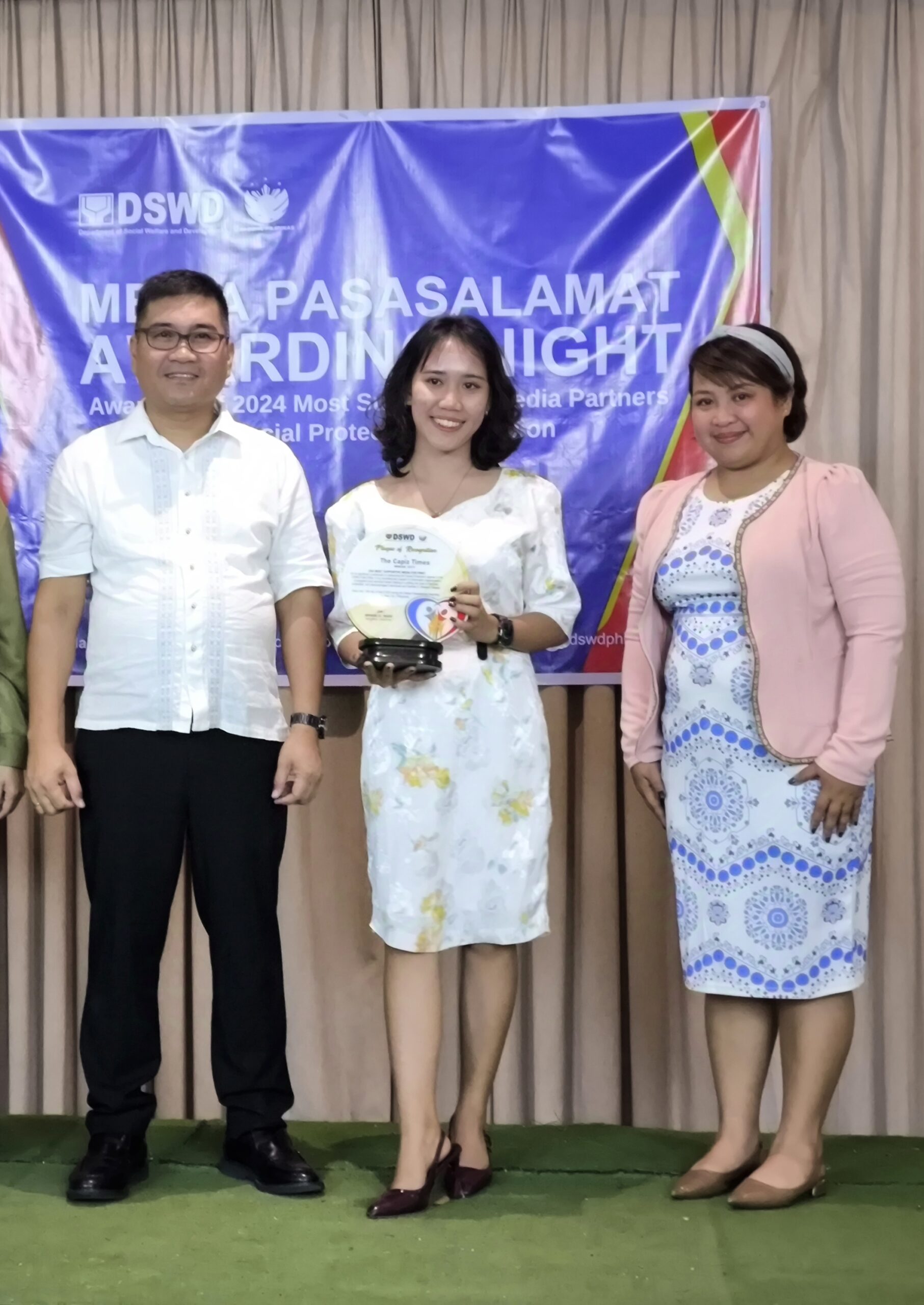 » DSWD hails Capiz Times as most supportive media partner